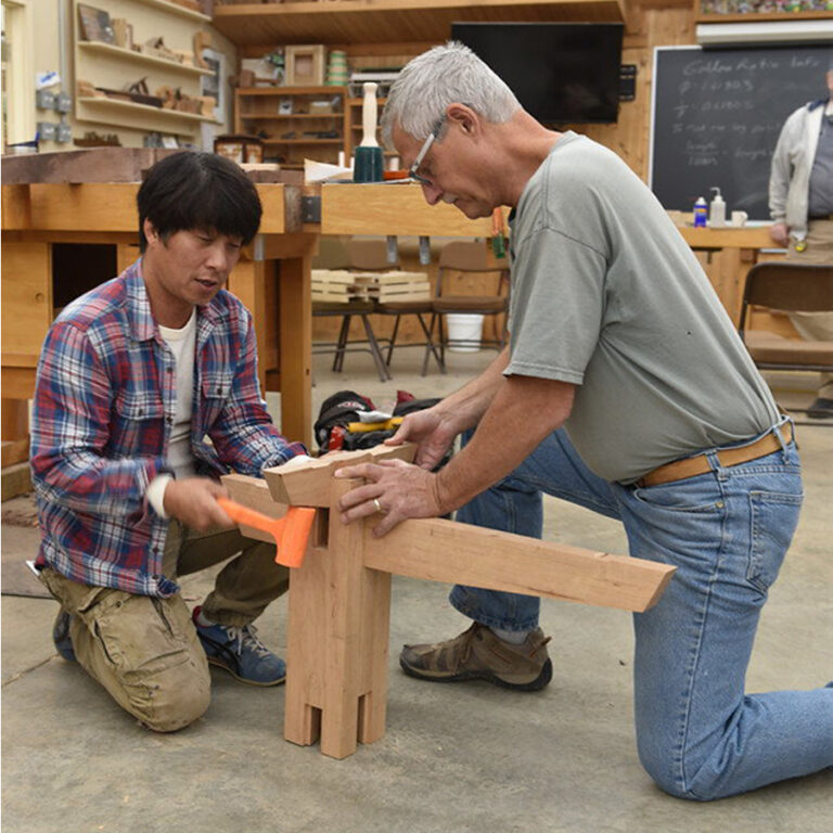 Making a Cantilever Live Edge Sitting Bench/Coffee Table with Taeho ...