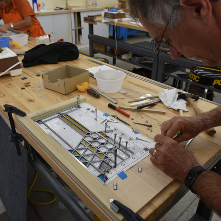 Creating Original Stained Glass with Came & Copper Foil with Ted ...